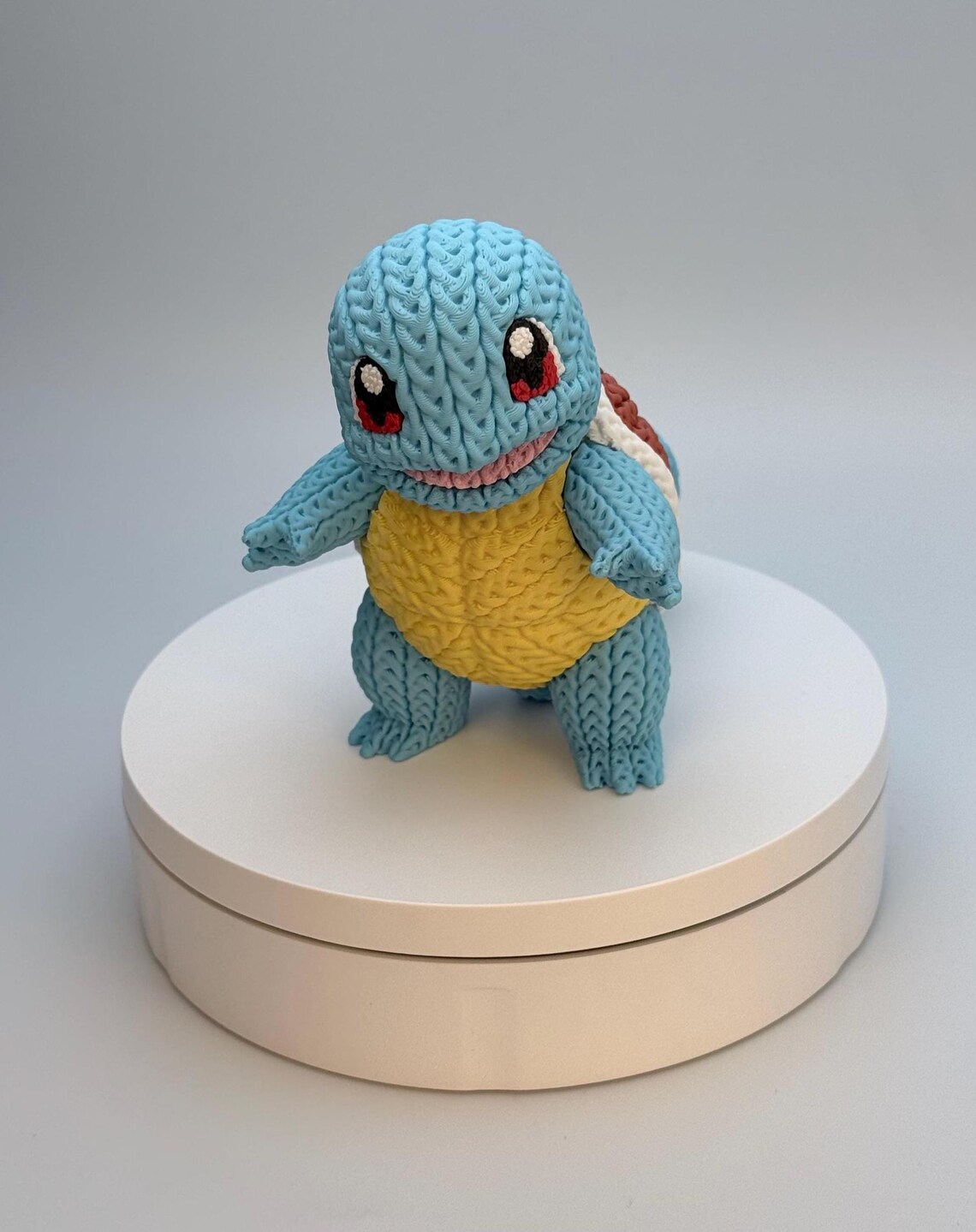 3D Printed Knitted-style Fantasy Creature Trio | Gamer Shelf Decor - Etsy