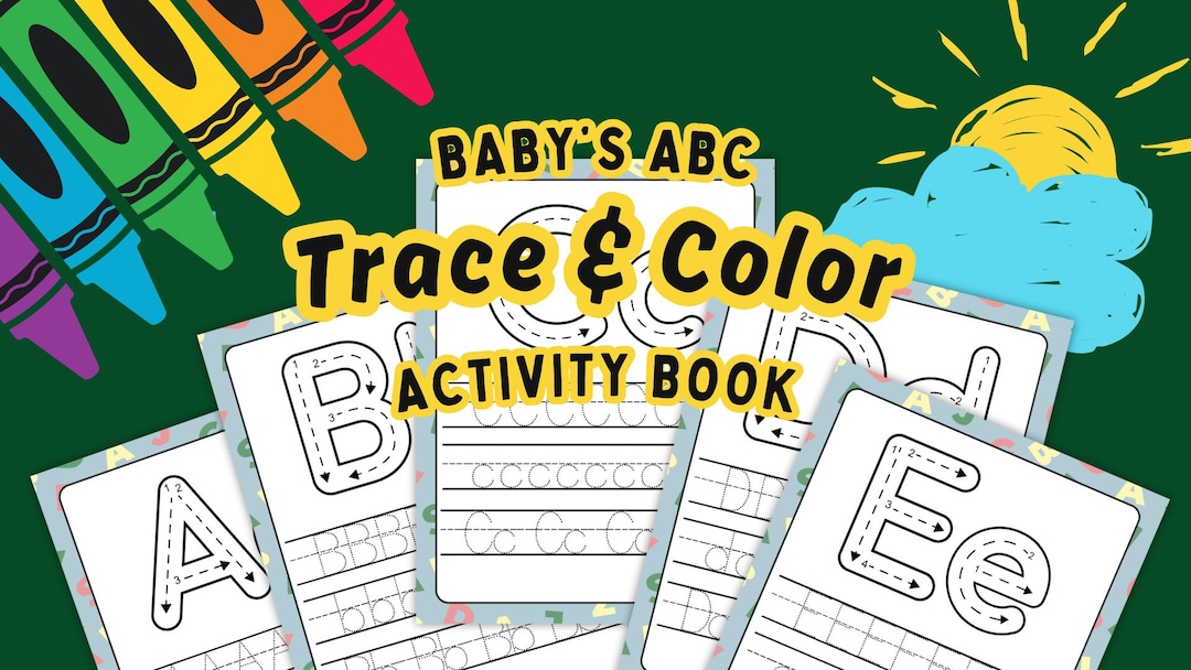 Printable ABC Tracing Workbook | A-Z Handwriting Practice Sheets for ...