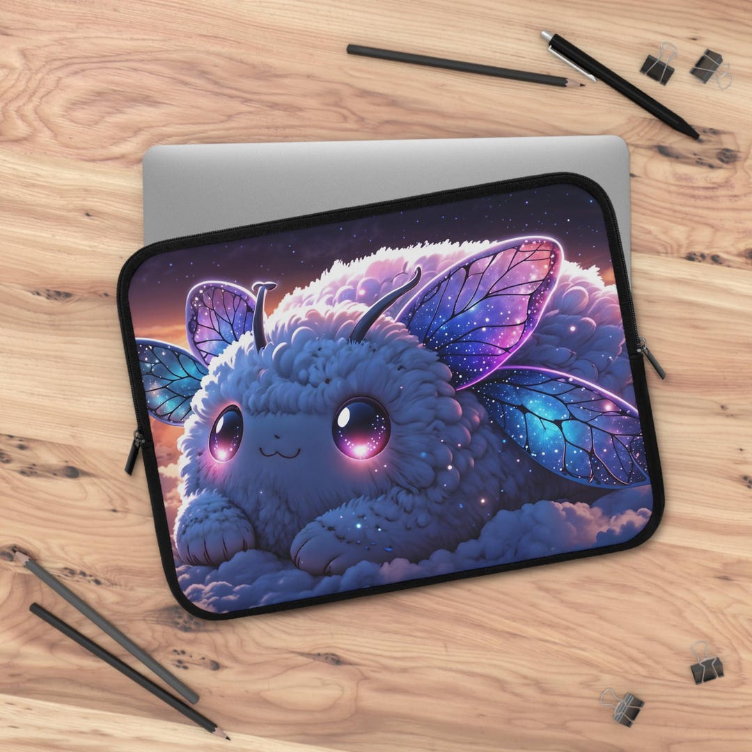 Magical Moth Laptop Sleeve, Cute Laptop Case, Fantasy Tech Accessories ...