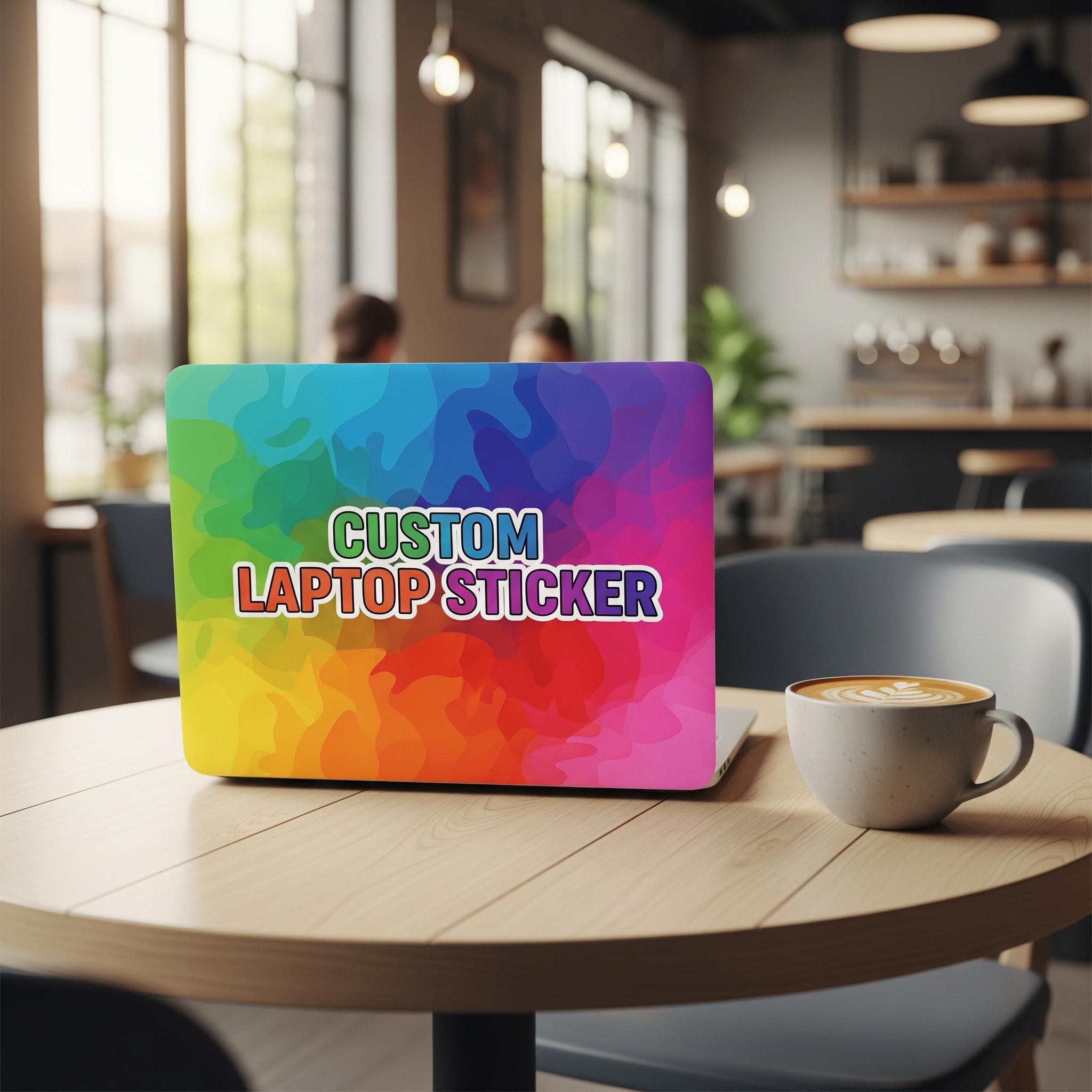 Custom Laptop Sticker, Personalized Laptop Decal, Cute Laptop Sticker ...