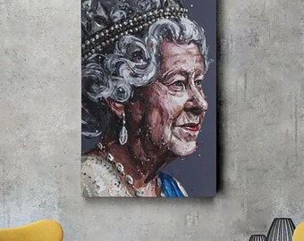 Queen Rip Wall Art - Etsy