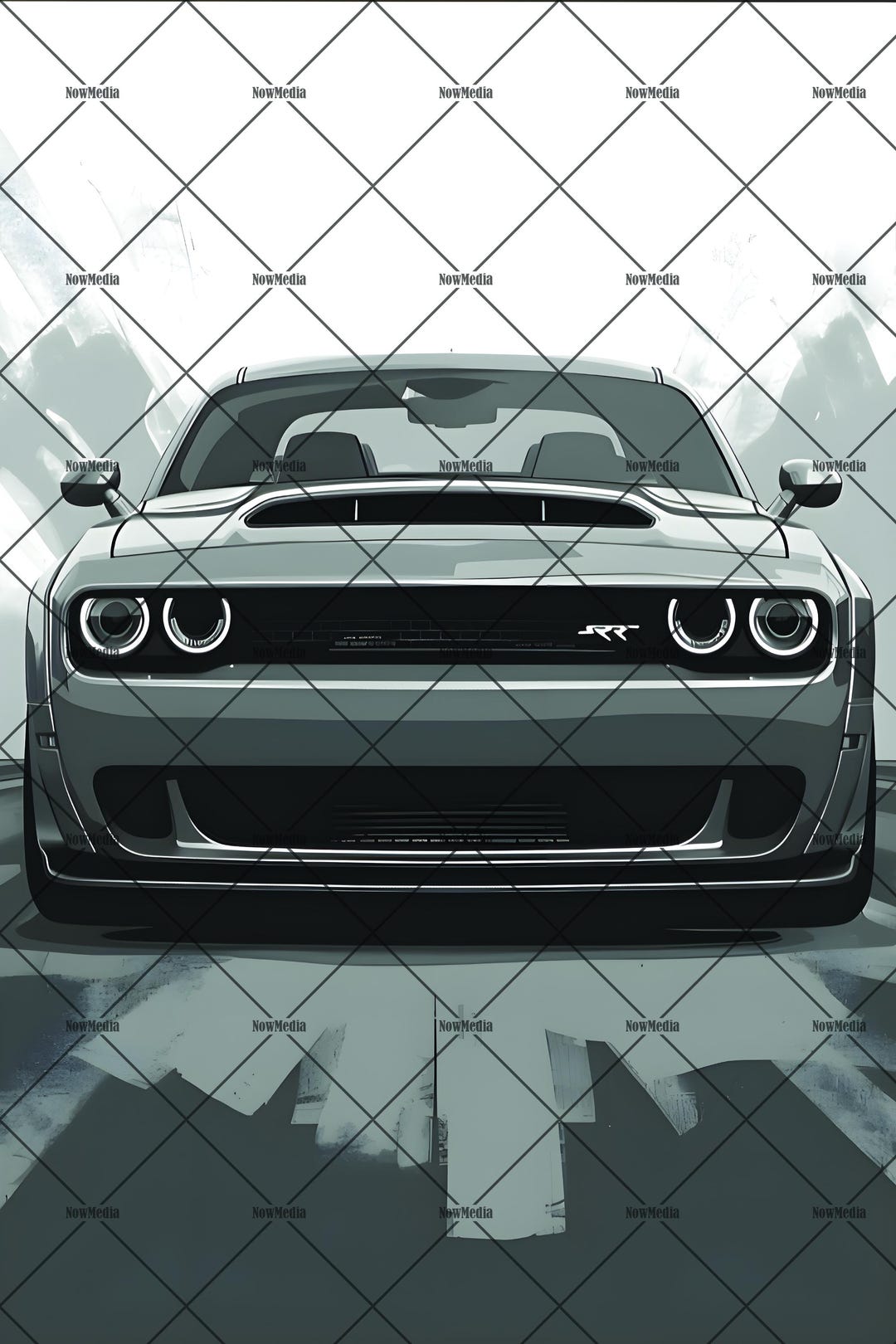 Dodge Challenger Poster, Dodge Challenger Print - Digital Download ...