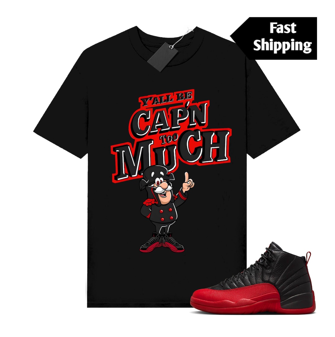 Shirt to Match AJ 12 Flu Game Sneaker Matching Tee, Sneakerhead C ...