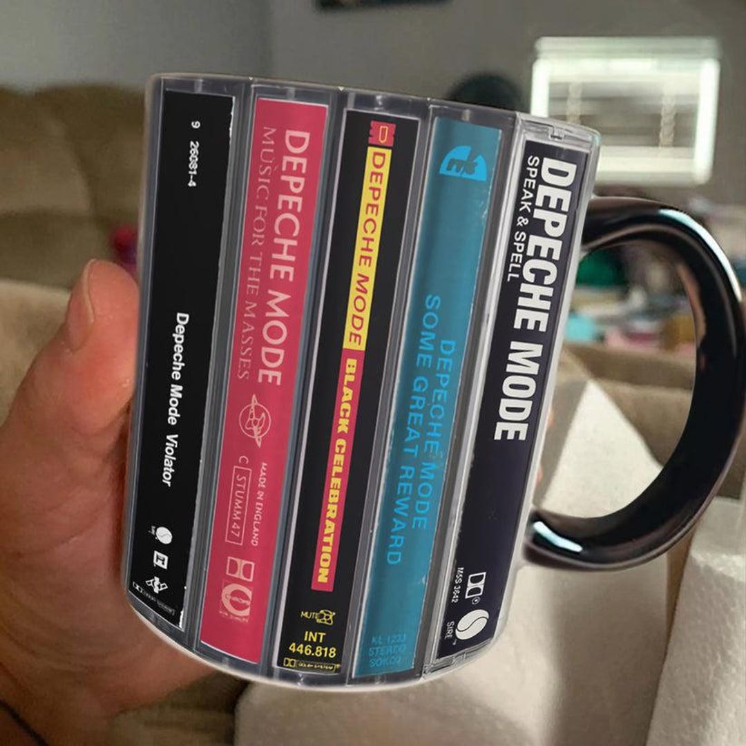 Depeche Mode Albums Cassette Retro Collection Accent Mug - Etsy