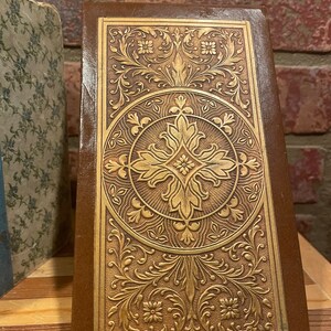 Vintage Leather Triangular Bookends - FREE SHIPPING - Etsy