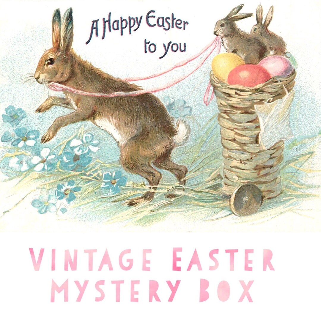 Vintage Mystery Easter Box - Etsy