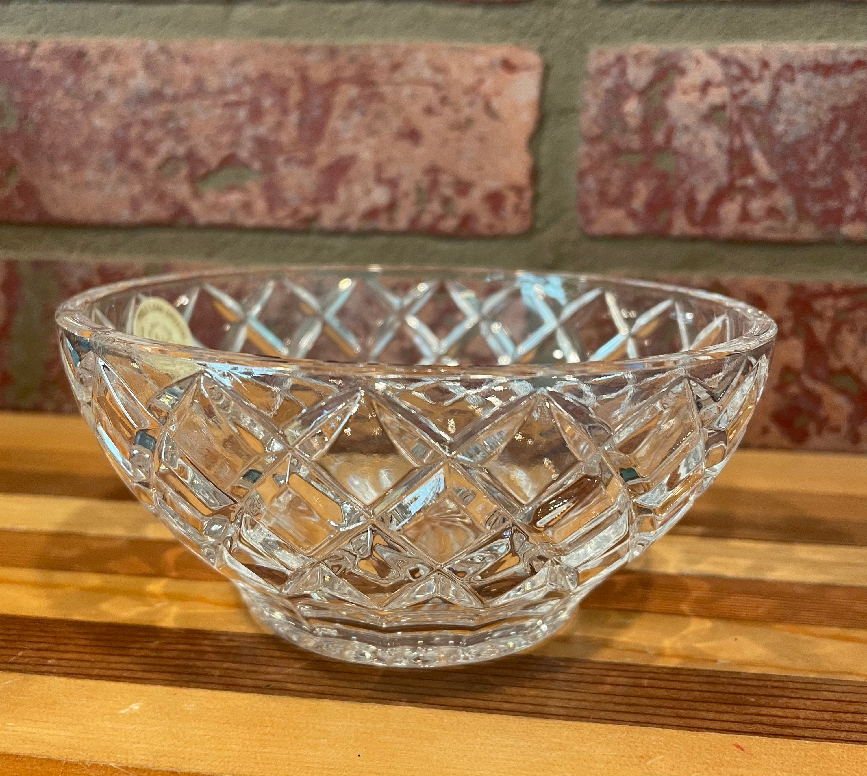 Vintage Lennox Full Crystal Diamond Pattern Nut/candy/trinket - Etsy