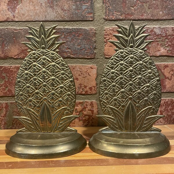 Pineapple Bookends - Etsy