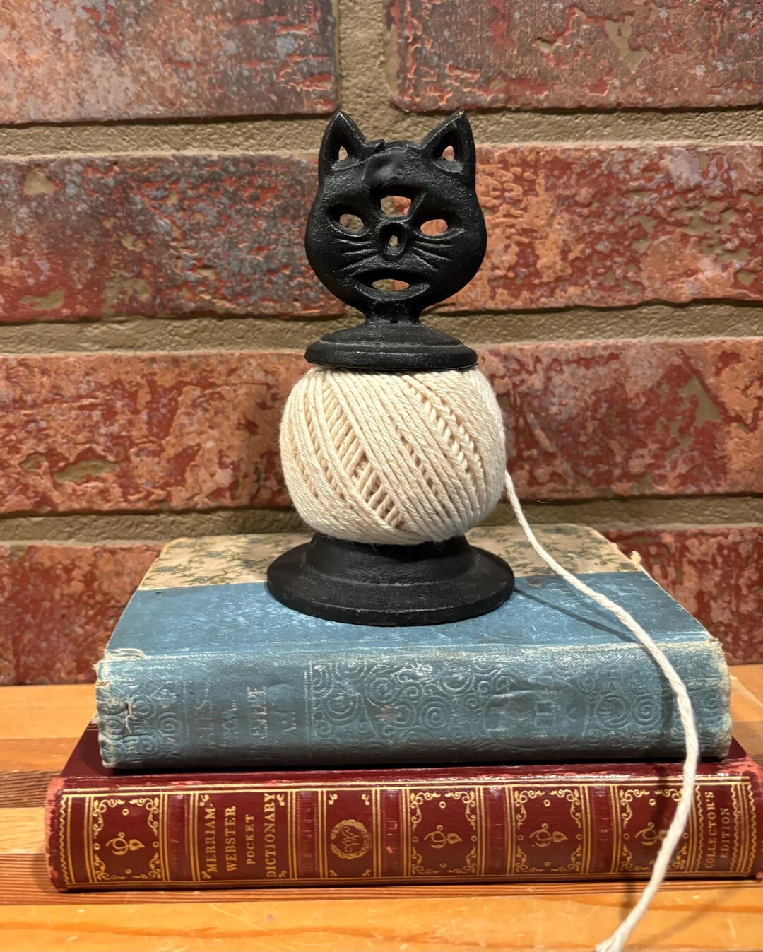 Vintage Cast Iron Black Cat String Dispenser FREE SHIPPING - Etsy