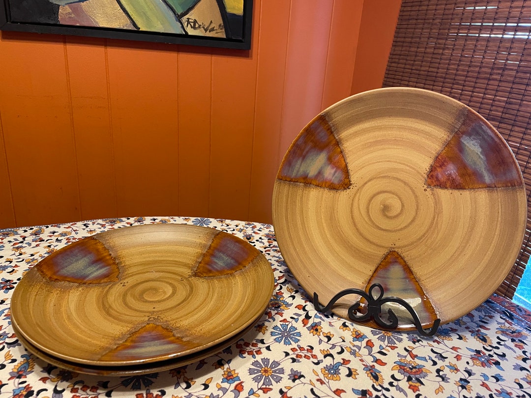 Vintage Sango Splash Large Dinner Plates Set of 3 FREE SHIPPING - Etsy