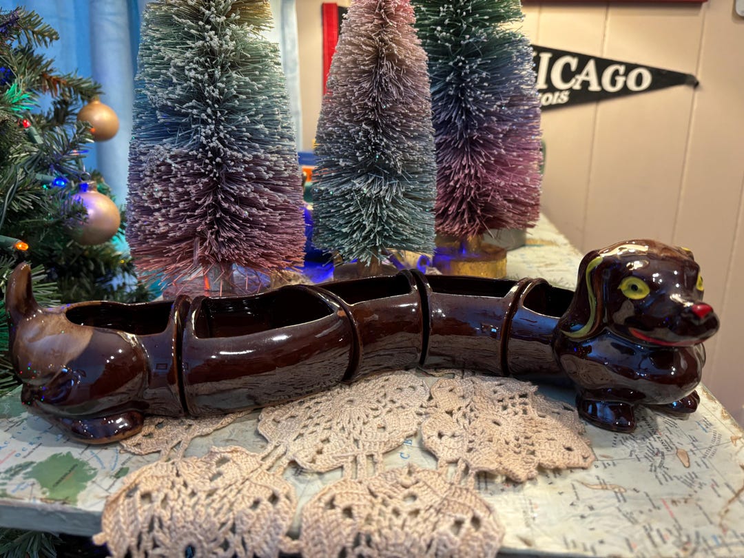 Weiner Dog Daschund Snack Set Large - FREE SHIPPING - Etsy