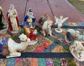 Gorgeous 16 Piece Large Holland Mold Nativity Set - Etsy