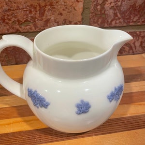 Vintage Adderley Bone China Chelsea Blue Pitcher - Etsy