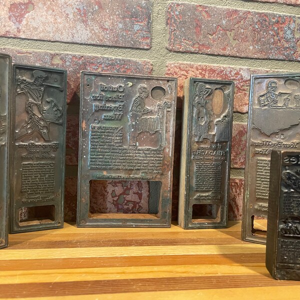 Letterpress Blocks - Etsy