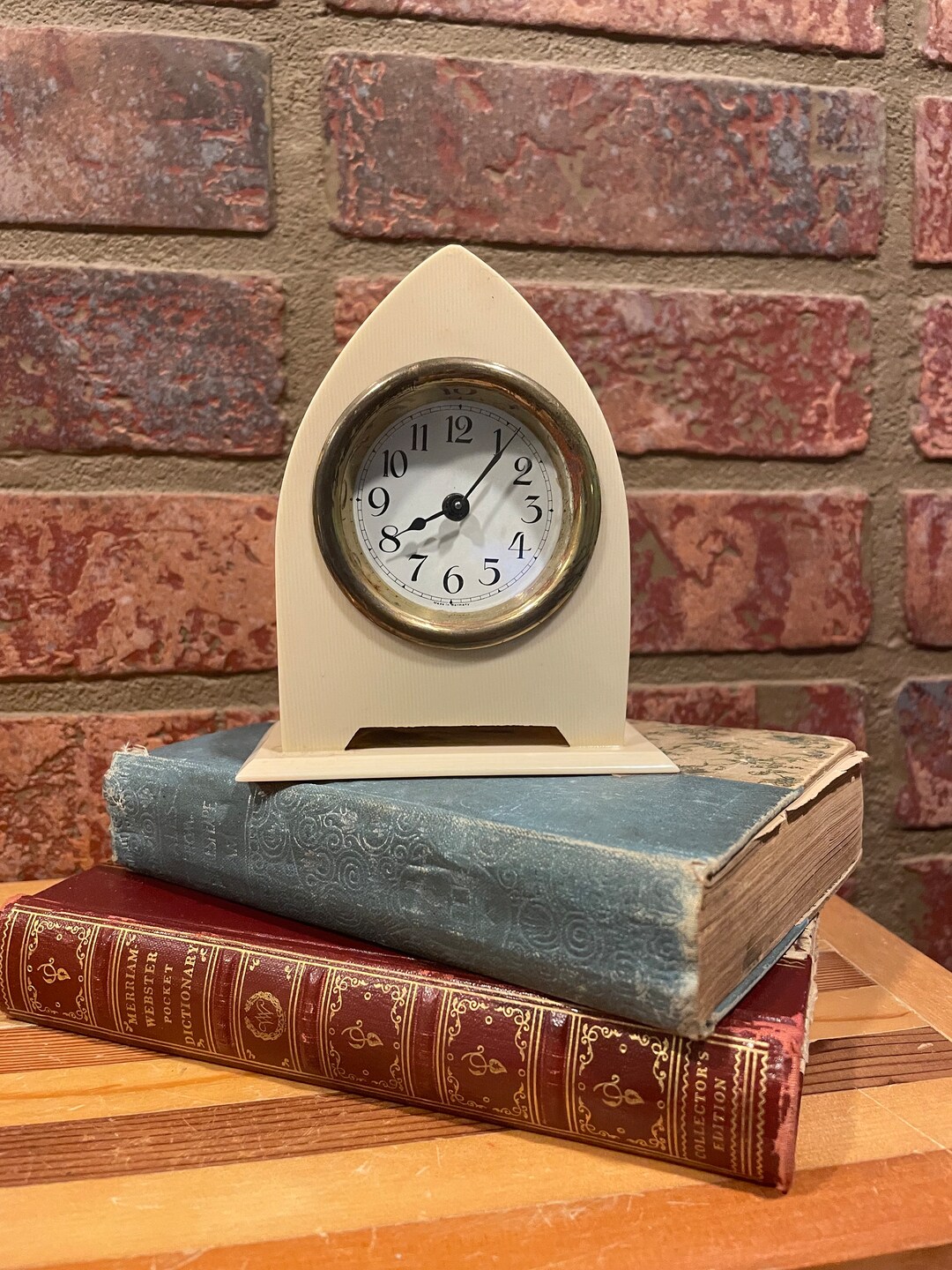 Vintage Plastic Arch Dresser Clock Germany - Etsy