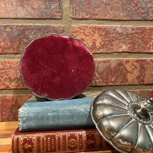 Vintage Silver Box With Red Velvet Lining and Lid FREE SHIPPING - Etsy