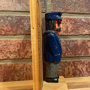 Vintage Handcarved Wooden Ships Captain - Harbor Beach Lighthouse - Etsy