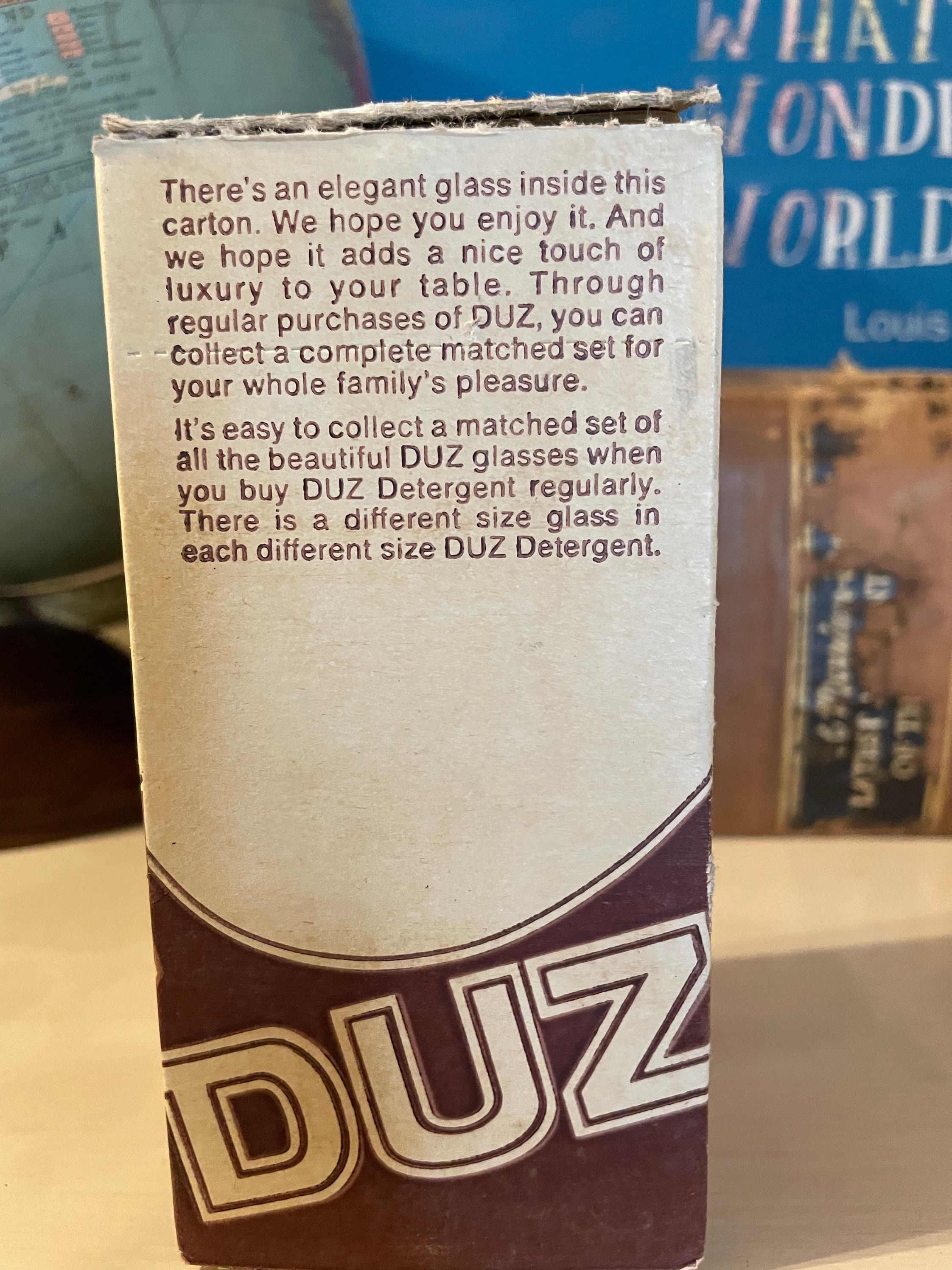 Vintage Duz Detergent Giveway Tumbler in Box - Etsy