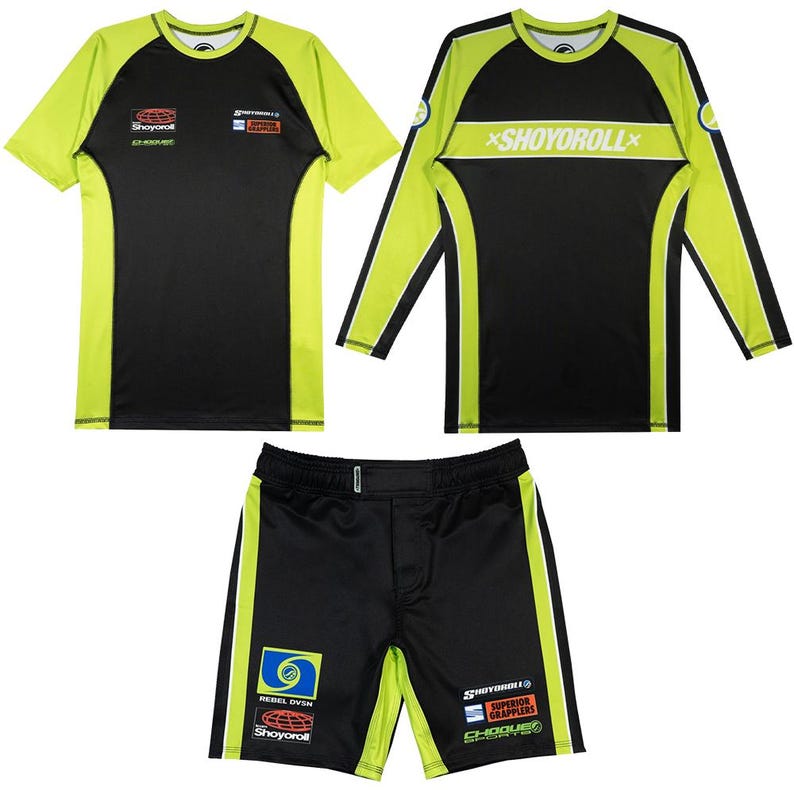 Shoyoroll Federation V4 BJJ Set: Rash Guard & Training Shorts - Etsy ...