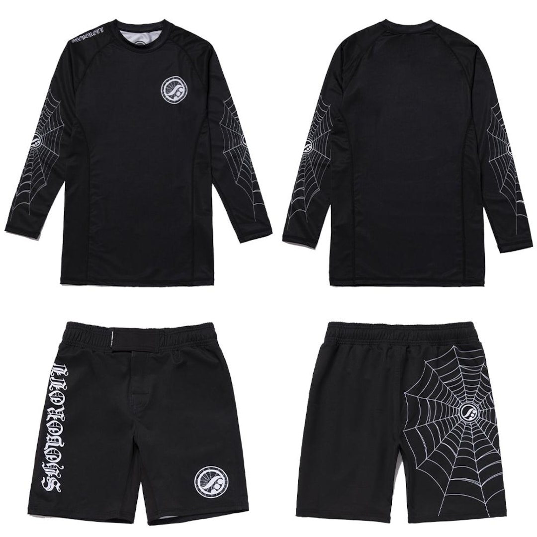Shoyoroll Batch #117 Araneae Rash Guard LS and Training Fitted Shorts ...