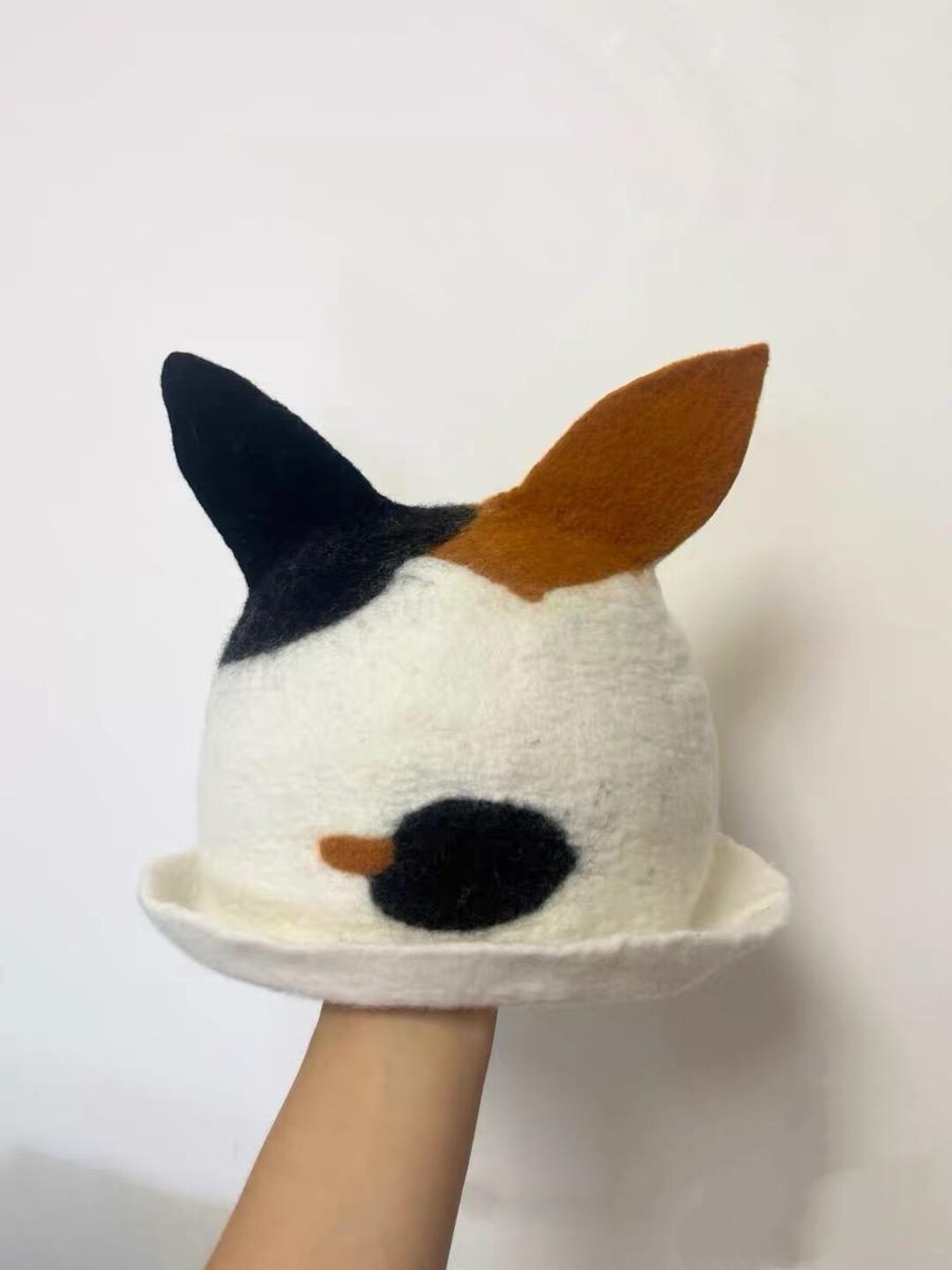 Custom Handmade Wool Felt Cartoon Animal Ear Hat for Pets, With Colors ...