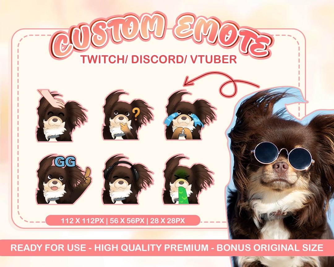 Custom Pet Emotes | Pet Emotes | Animal Emote | Discord Emotes | Twitch ...