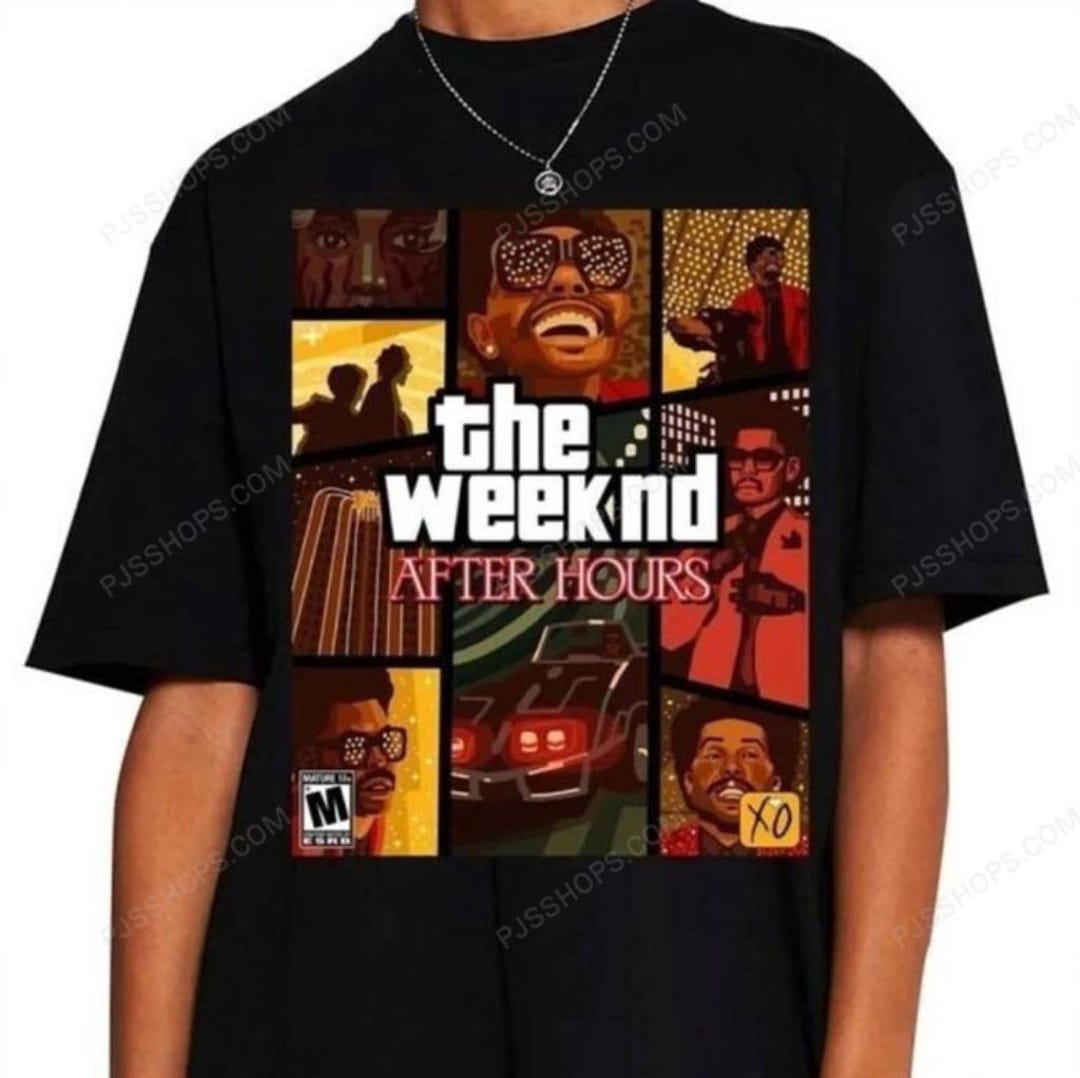 The Weeknd Tour After Hours Tshirt - Etsy