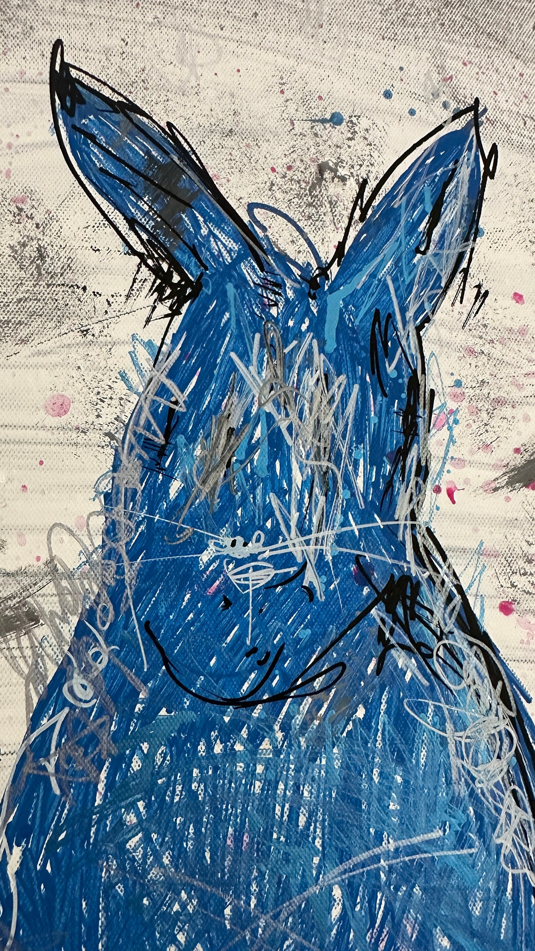 Dr. Seuss Post War Jackrabbit Art Painting LORAX Vibes - Etsy