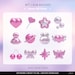 Blue Moon Sub Badges, Twitch Sub Bit Badges, Stream Overlay - Etsy