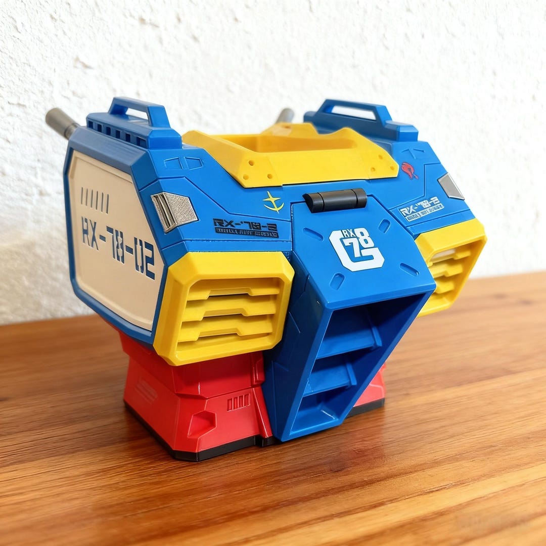3D Printed RX-78-2 Gundam Pen Holder – Mecha Desk Organizer, Anime Gift ...