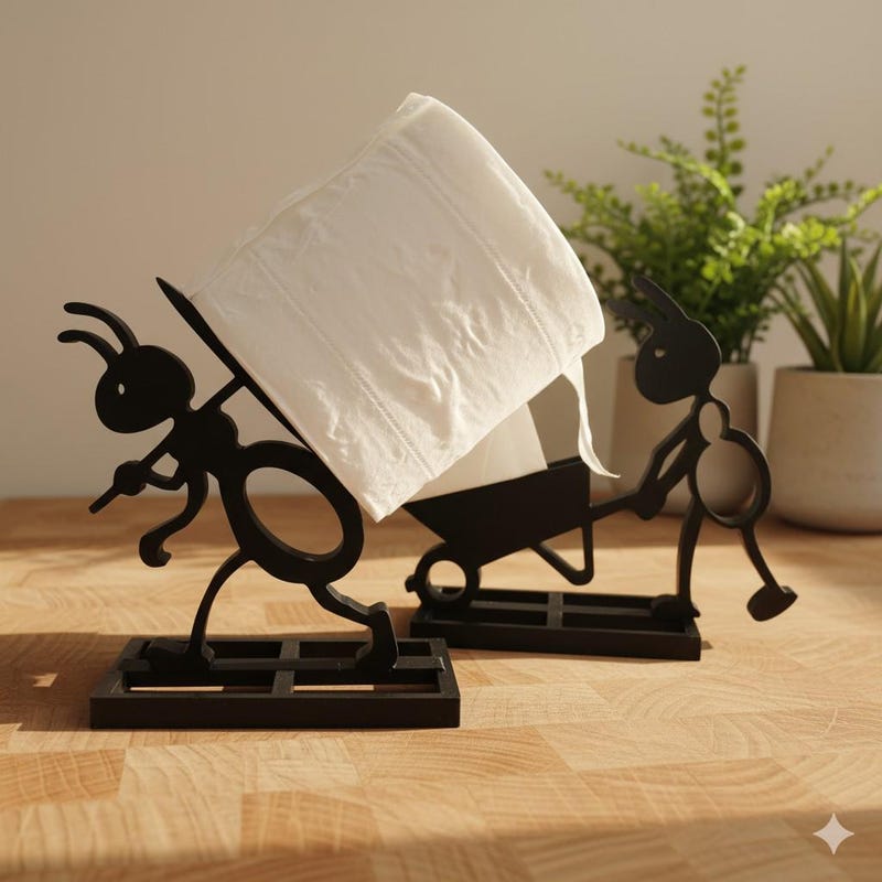 Toilet Paper Holder Figurine - Etsy UK