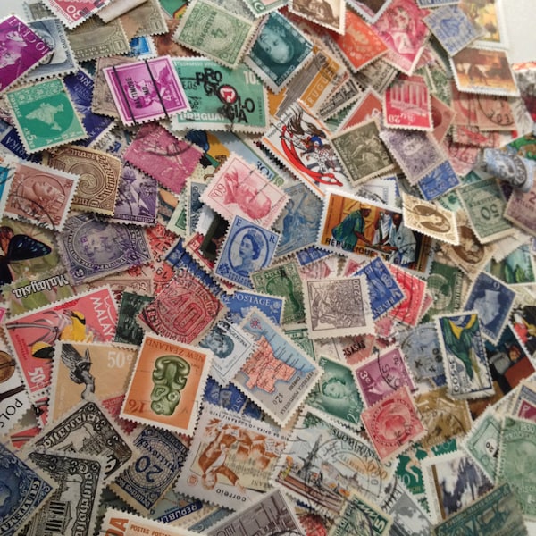 Foreign Stamps - Etsy