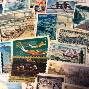 WATER Postage Stamps Lakes, Rivers, Waves, Waterfalls, Oceans Anything ...