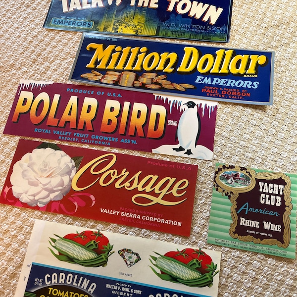 Fruit Crate Label - Etsy