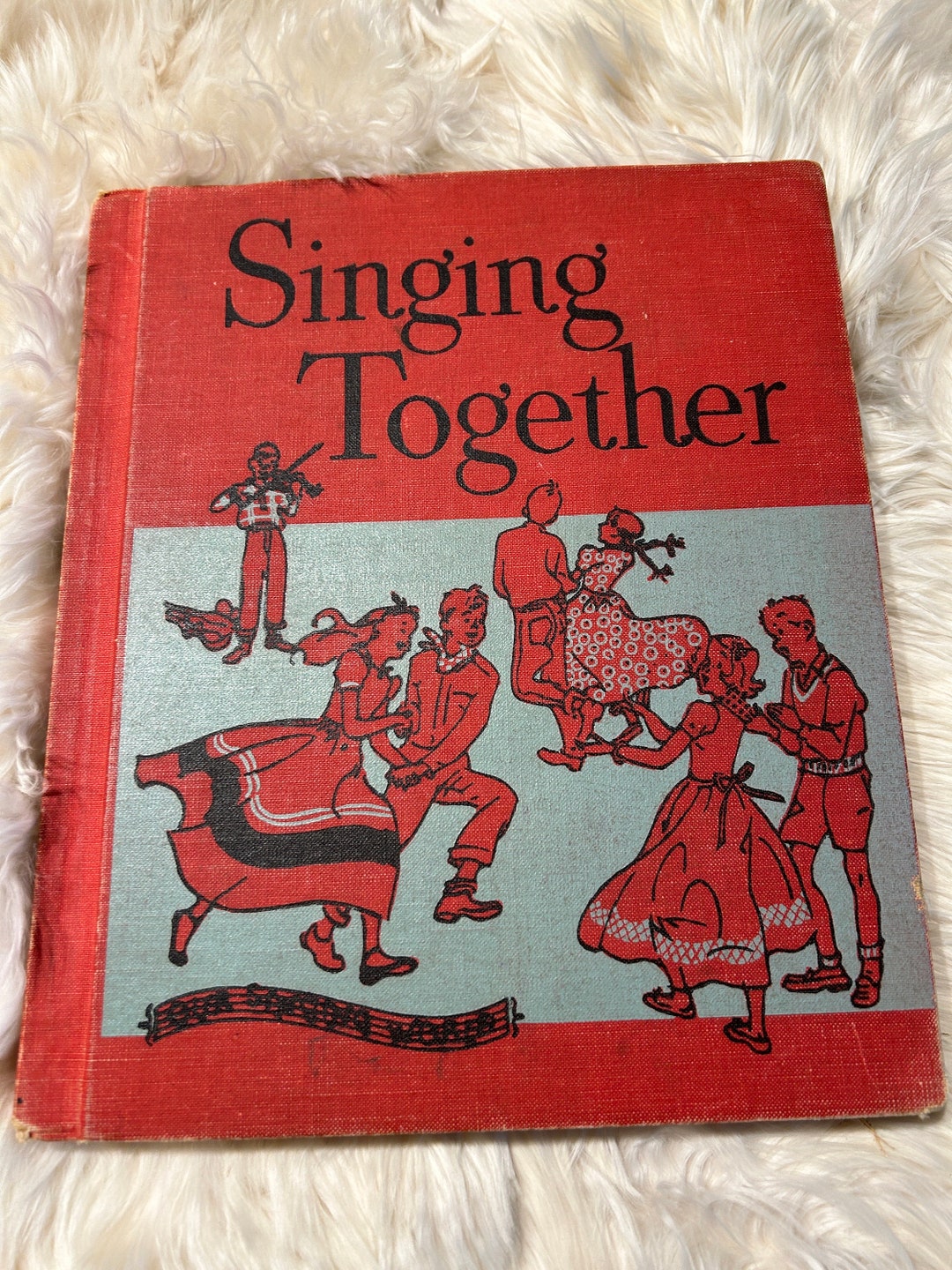 Vintage Children's Music Book Singing Together 1957 Hardcover - Etsy