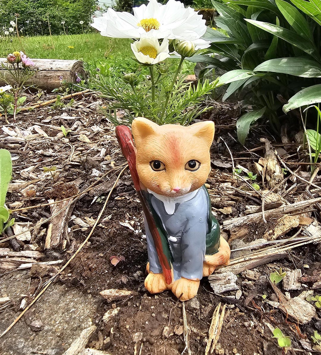 Hawthorne Village Bradford Exchange Purrfect Cat Christmas Pageant Dad ...