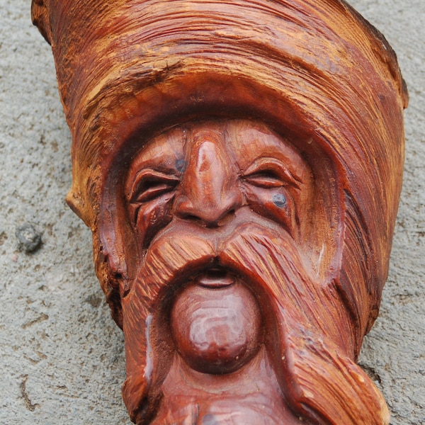 Hand Carved Wizard - Etsy
