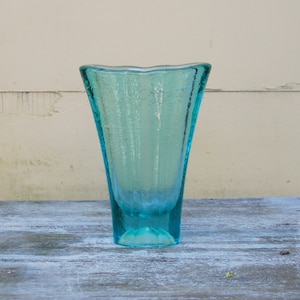 Rare Fire & Light Recycled Signed Art Glass Aurora Vase Fire and Light ...