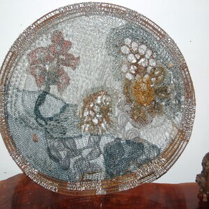 Beautiful Early Abstract Crocheted Wire Work by Portland Oregon Artist ...