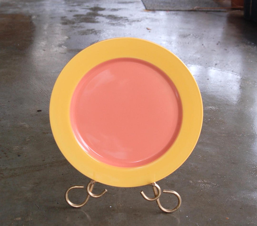 Lindt Stymeist 1980s Colorways Bright Sunny Yellow & Salmon / Coral 11 ...