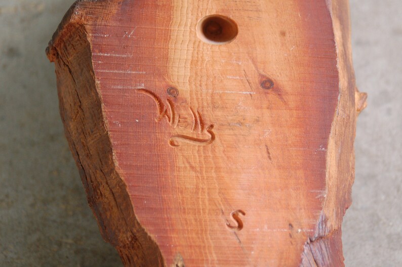 Large Wonderful Wells 17" * 7" * 5" Forest Tree Spirit Wizard Wood ...