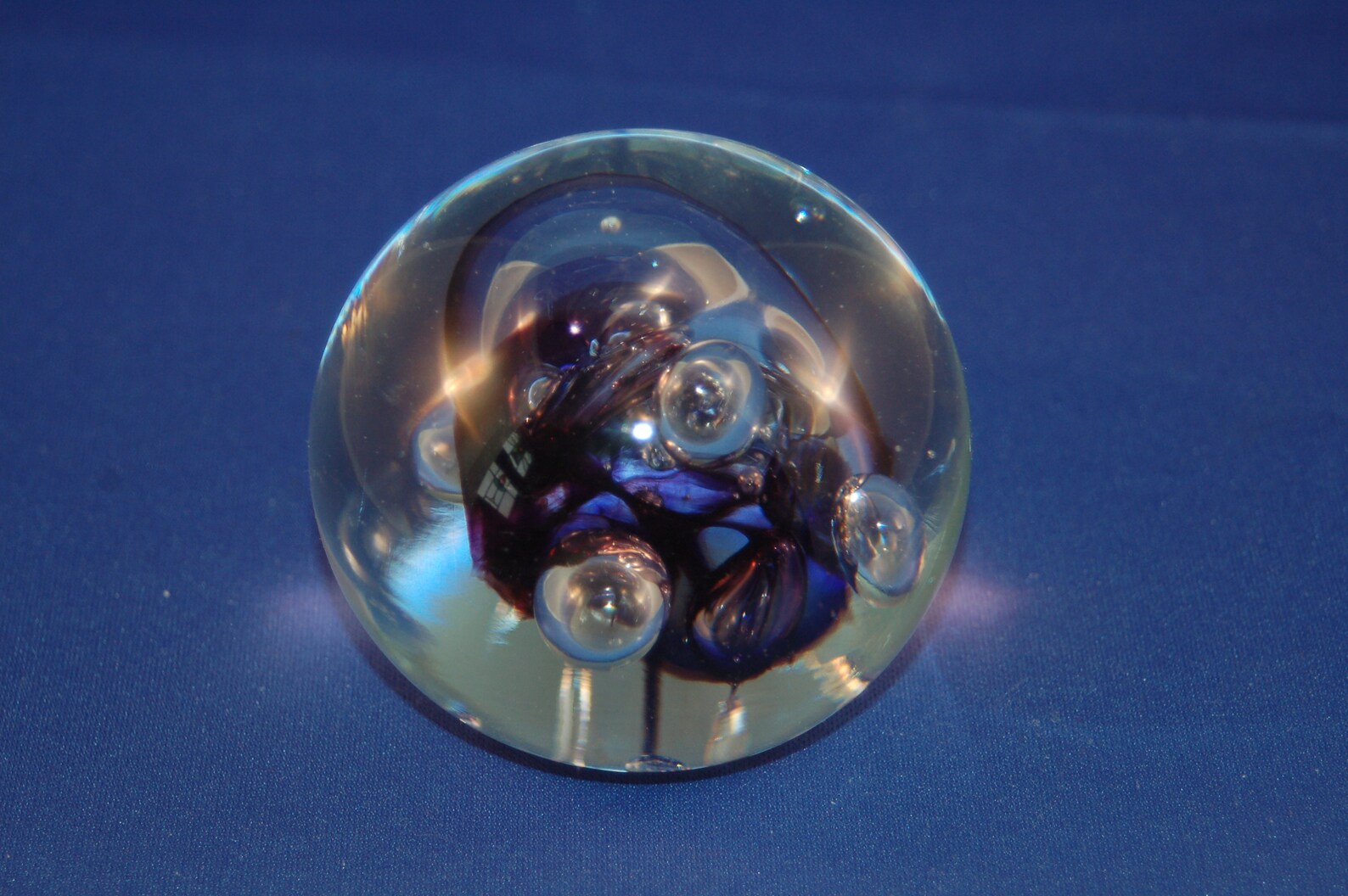 Rollin Karg Art Glass Signed Paperweight With Dancing - Etsy