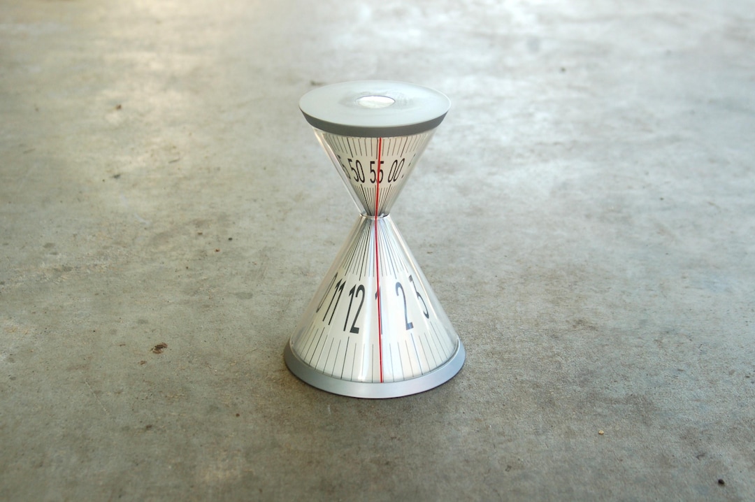 Vtg Rare HTF David Dear 2003 Hourglass Working Mantle Clock, Desk Clock ...