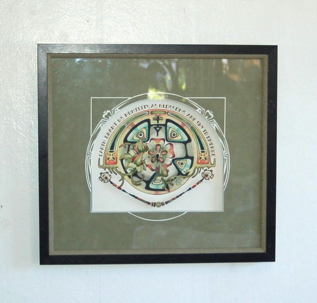 Maggie Roe Original ~ M. M. Roe Native American Inspired Watercolor W ...