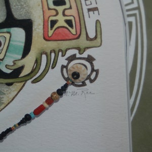 Maggie Roe Original ~ M. M. Roe Native American Inspired Watercolor W ...