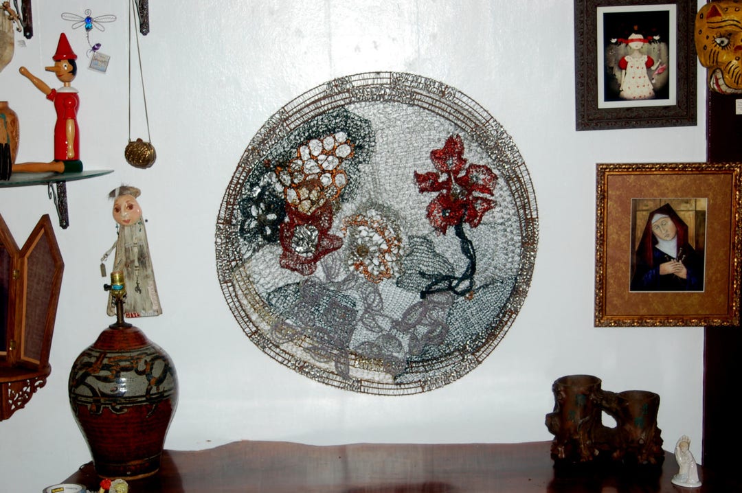 Beautiful Early Abstract Crocheted Wire Work by Portland Oregon Artist ...