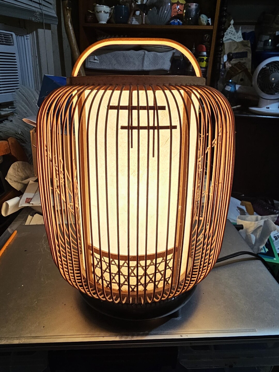 MCM Miyabi / Elegant Japanese Bamboo Spoke & Washi Paper Lantern ...