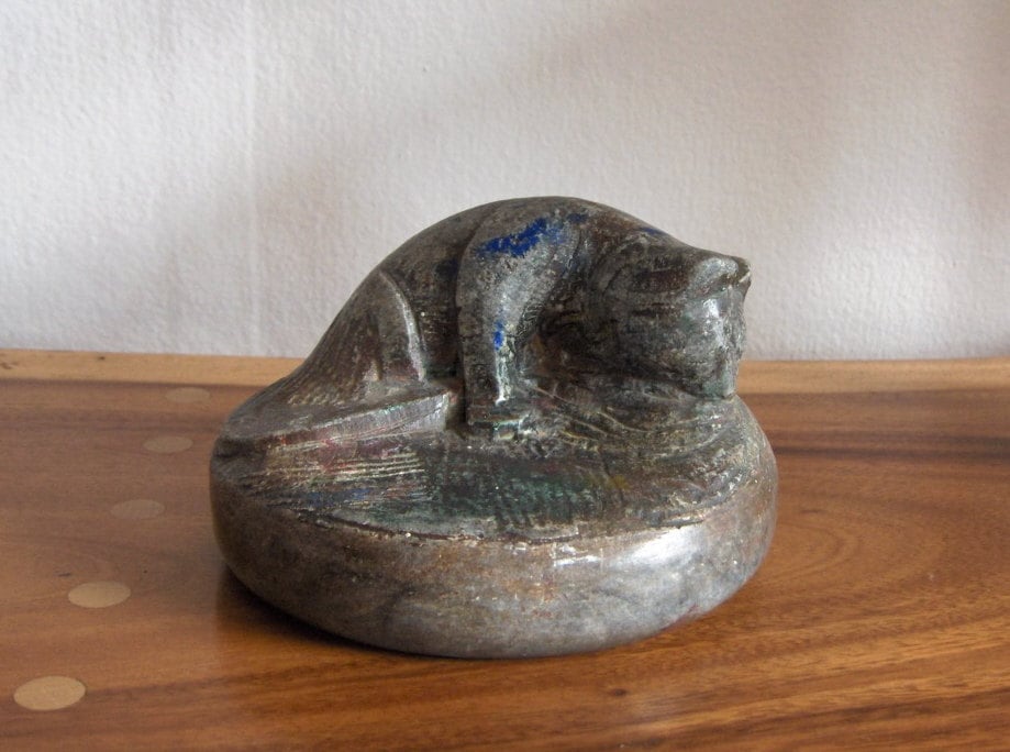 Antique Folk Art Hand Carved Granite / Stone Beaver Spirit | Etsy