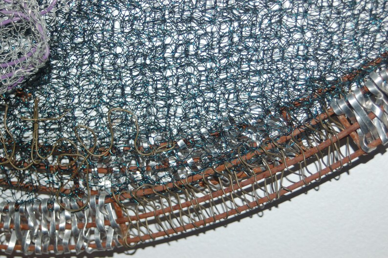 Beautiful Early Abstract Crocheted Wire Work by Portland | Etsy