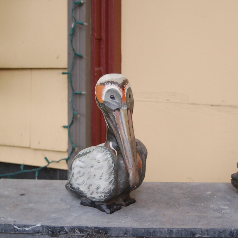 Hand Carved Pelican - Etsy